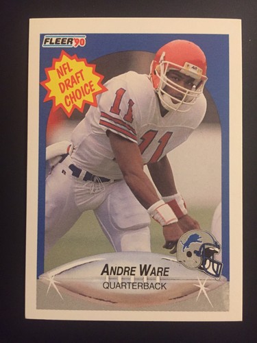Andre Ware 103 Fleer 1990 NFL Football Trading Card | eBay
