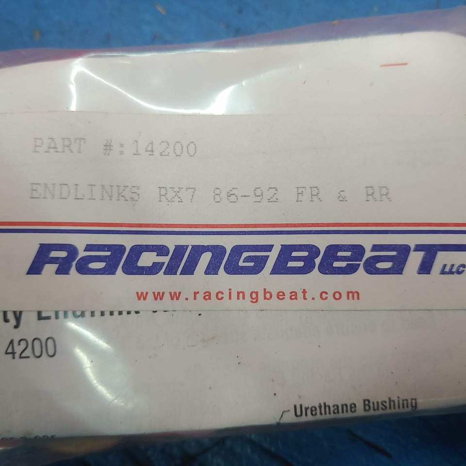 LHD, RHD Racing Beat Sway Bar End Links Front Or Rear 14200 RX7 FD FD3S ...