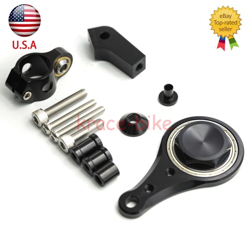 For Kawasaki Ninja ZX636 ZX6R 2005-2006 Steering Damper & Bracket Mount ...