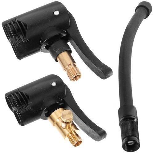 2 Pcs Brass Car Valve Adapter Air Chuck Tyre Inflator Motorcycle Thread ...