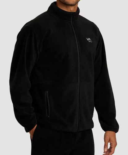 RVCA Sport VA Essential Fleece Track Jacket Sweatshirt Men's Size M NWT ...