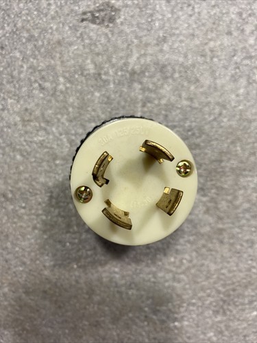 Three Phase Twist-Lock Male Receptacle Plug 30amp 125/250volt, L14-30 ...