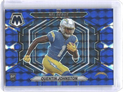 Quentin Johnson 2023 Panini Mosaic #ND-16 NFL Debut Blue /99 RC Rookie ...
