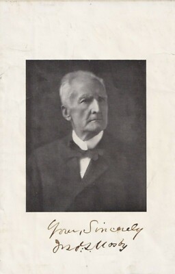 JOHN S. MOSBY "GRAY GHOST" SIGNED PHOTO CONFEDERATE CIVIL WAR COMMANDER ...