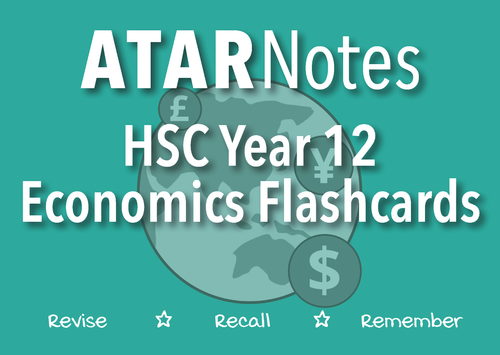 ATAR Notes HSC Year 12 Economics Flashcards | eBay Australia