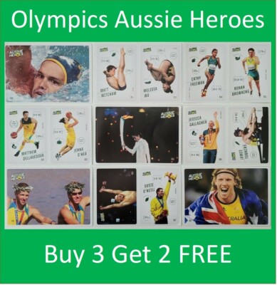 Aussie Heroes Olympics Stickers Woolworths - Choose yours! Buy 3 Get 2 ...
