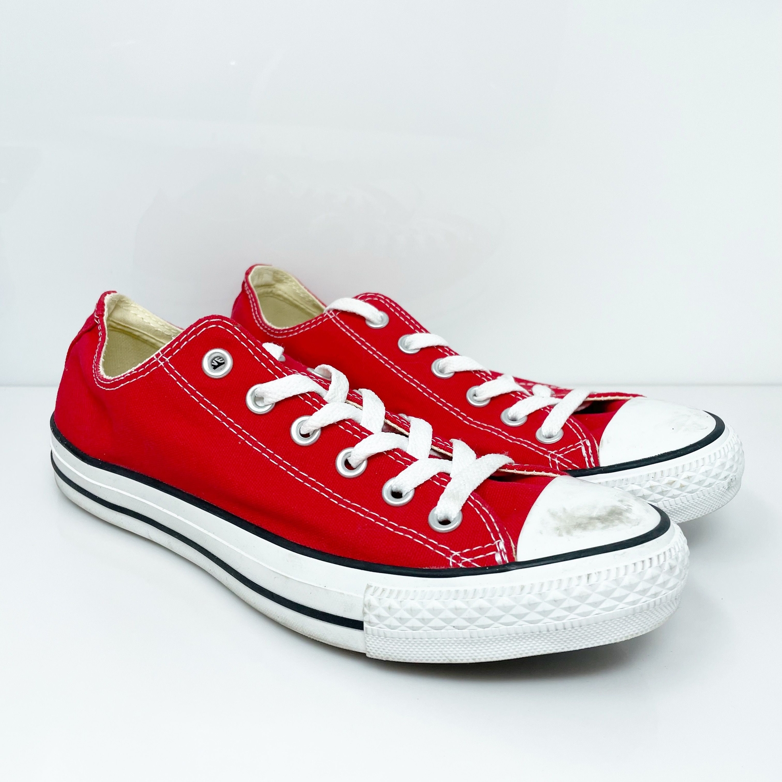 Converse Unisex CT All Star OX M9696 Red Casual Shoes Sneakers Size M 7 ...
