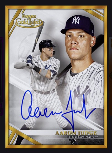 2021 TOPPS Gold Label Framed Signature -AARON JUDGE(Topps MLB Bunt ...