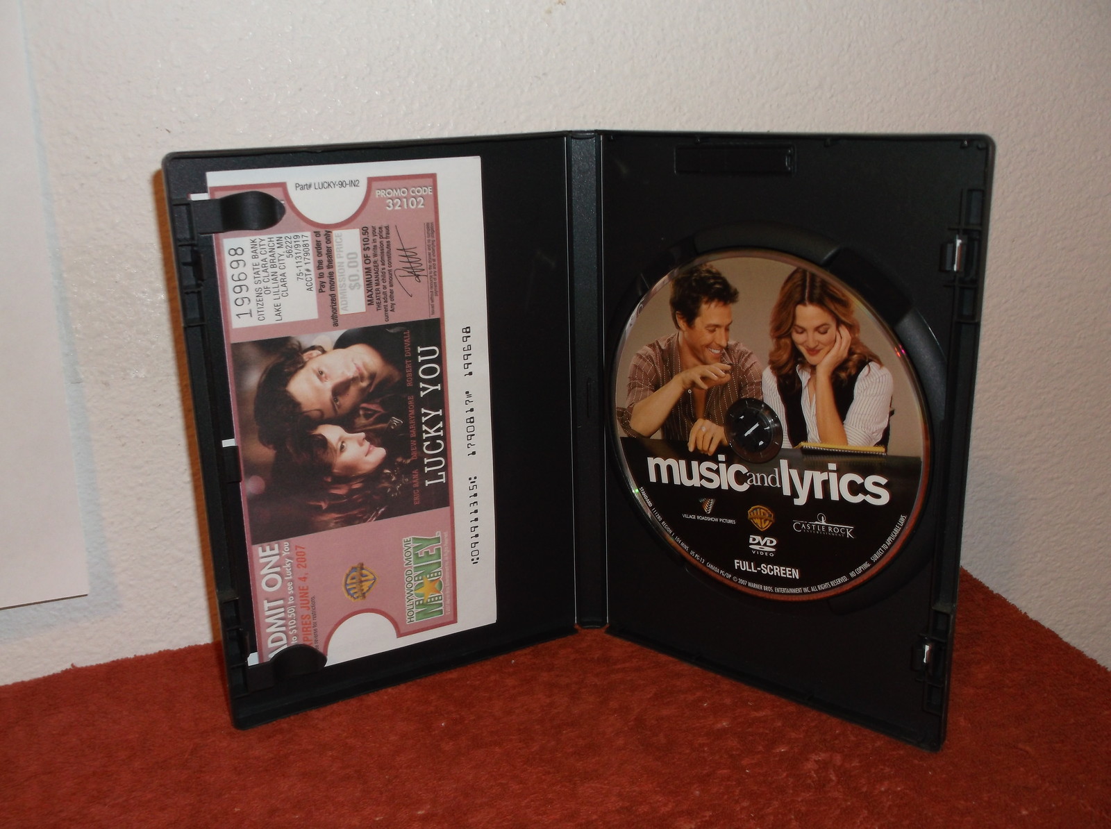 Music and Lyrics (DVD, 2007) 85391112808| eBay