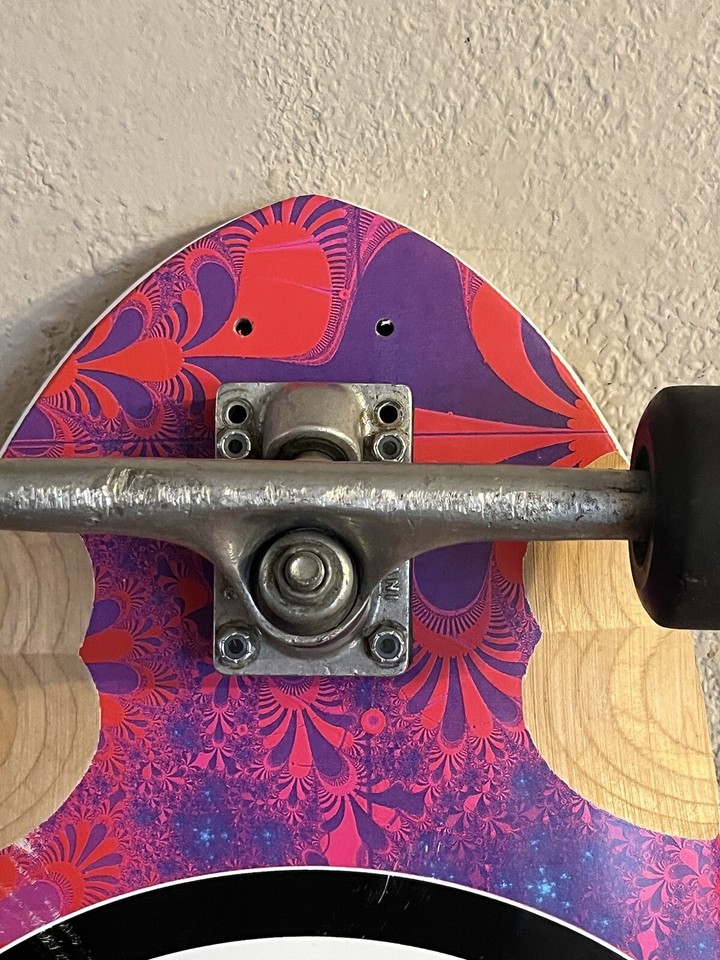 Longboard Deck RETIRED, Used Jet Skateboard All Seeing Eye 9.75” x 37.5 ...
