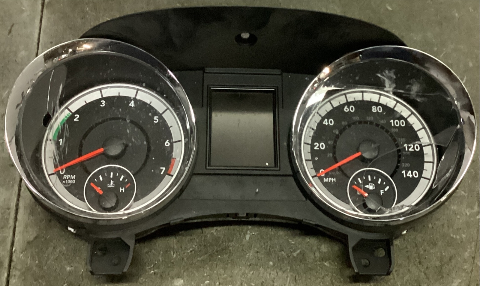 13 DODGE DURANGO CREW INSTRUMENT CLUSTER SPEEDOMETER MPH TACH ODOMETER ...