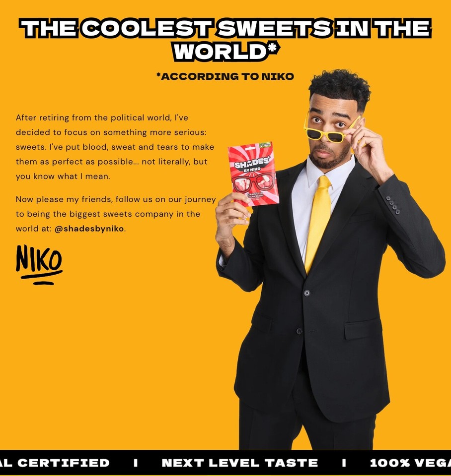 Shades By Niko Omilana NEW CANDY 🍭ALL FLAVOURS ️ VEGAN RECIPE UK BASED ...