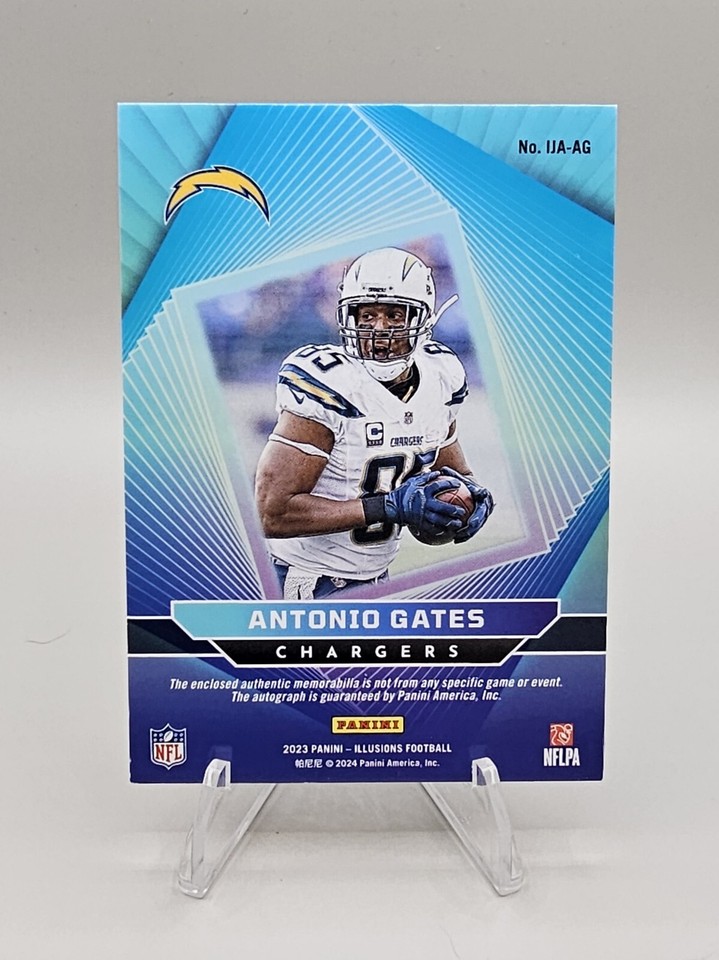 2023 Panini Illusions-Immortalized Jersey Autos Antonio Gates 25/199 💥 ...