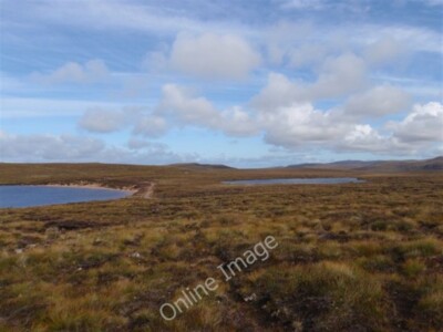 Photo 6x4 Loch na Gainimh and Loch Dubh Balchrick Looking down on the ...