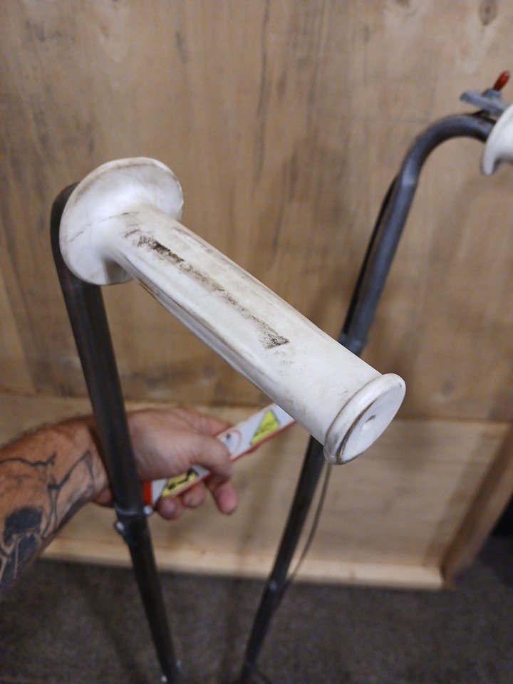 Mantis Tiller Handlebars Complete w/Cables, Throttle, Switch, Bolts ...