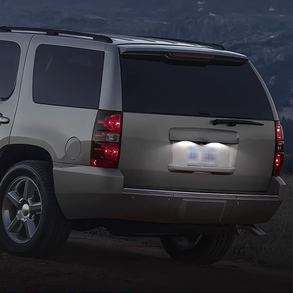 25778786 For 2007-2014 GMC Yukon | Yukon XL Pair 6000K White License ...