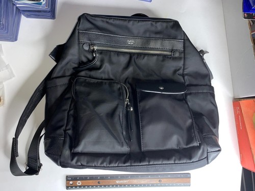 Women's Tutilo of New York Carry the Day Black Nylon Backpack with ...