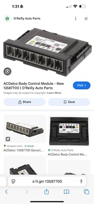Body Control Module ACDelco GM Original Equipment 13587704 | eBay