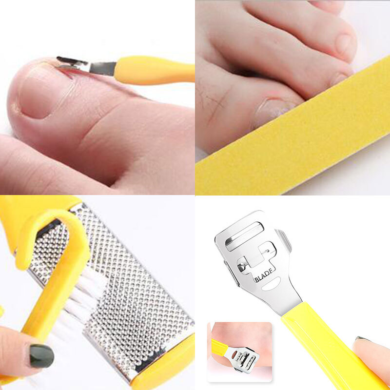 10PCs Professional Pedicure Kit Rasp Foot File Callus Remover Set Nail ...