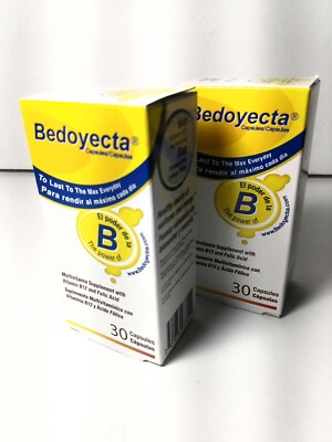 Bedoyecta Multivitamin with Vitamin B12 and Folic Acid 30 Capsules (2 ...