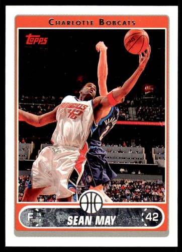 2006-07 Topps Sean May Charlotte Bobcats #129 | eBay