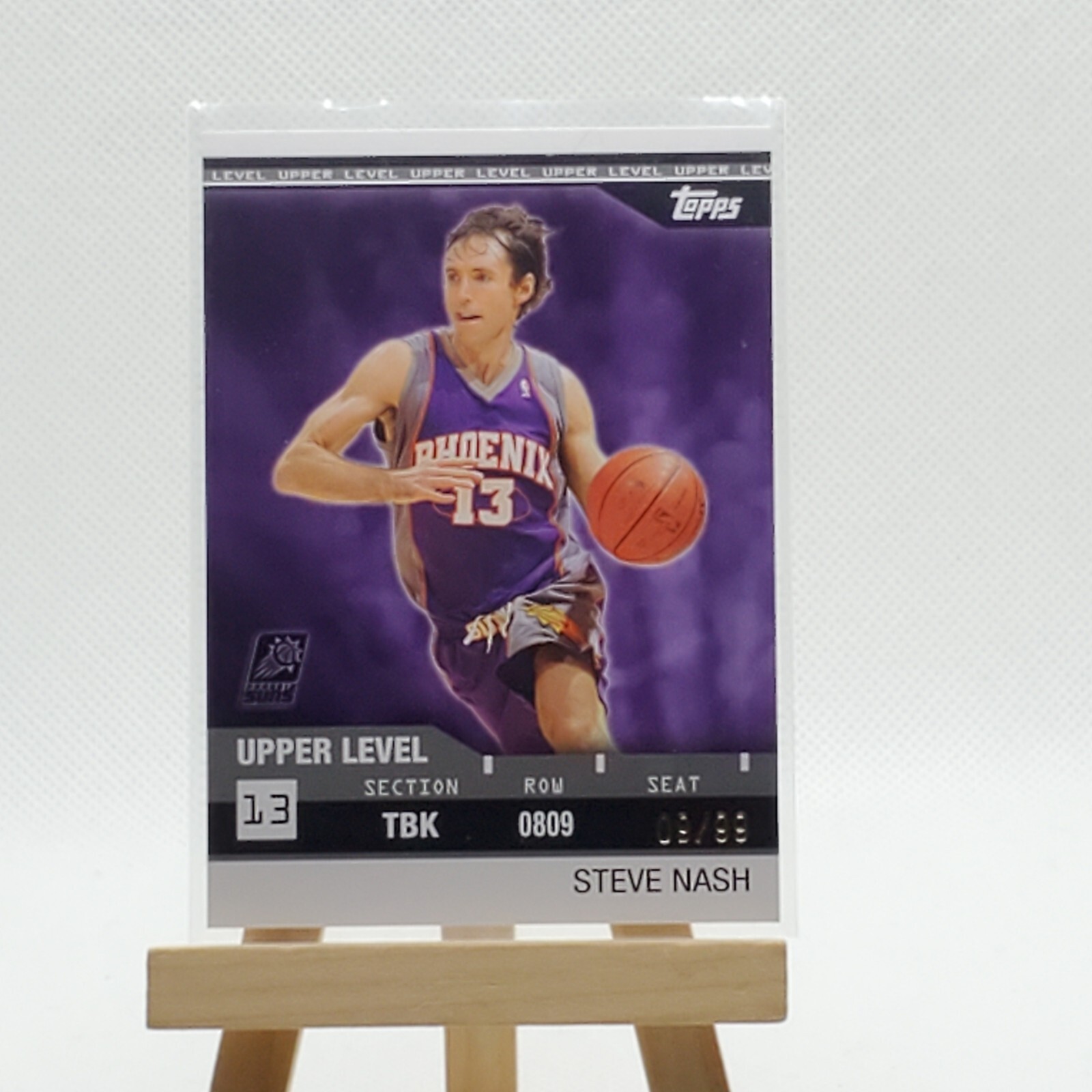 Steve Nash 2008-09 Topps NBA Rip Card #9/99 Suns Card Has Been Ripped ...