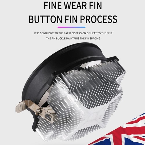 Lanshuo 3 Pin PC Case Cooling CPU Cooler Fan Radiator for Intel/AMD/X79 ...