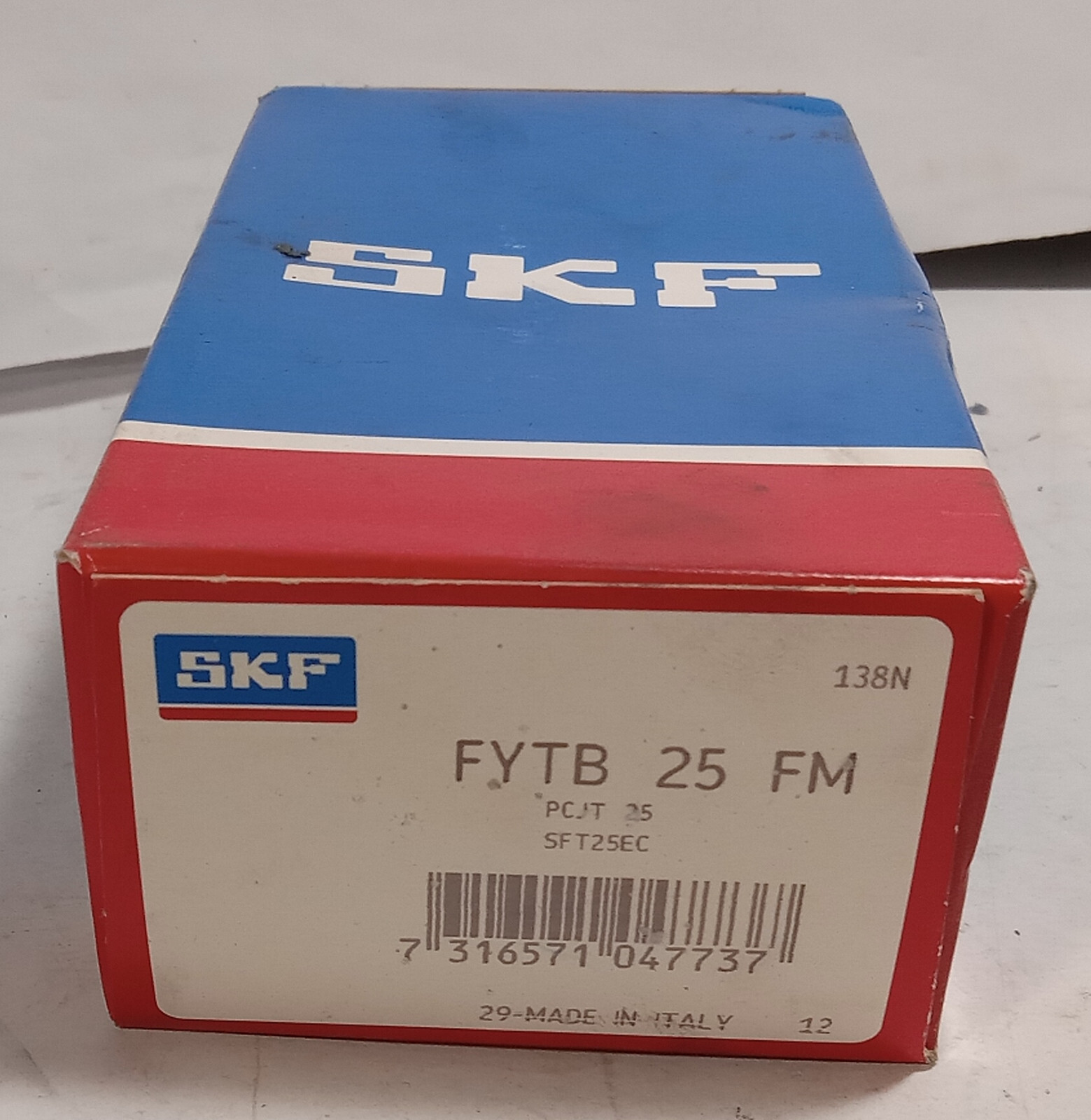 1 NEW SKF FYTB 25 FM 2 BOLT FLANGE MOUNT PILLOW BLOCK BEARING NIB ...