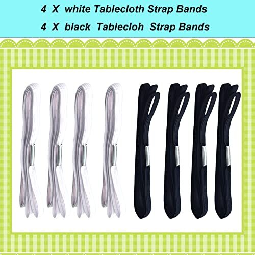 Table Bungees Tablecloth Strap Band Elastic Table Cloth Bands ...
