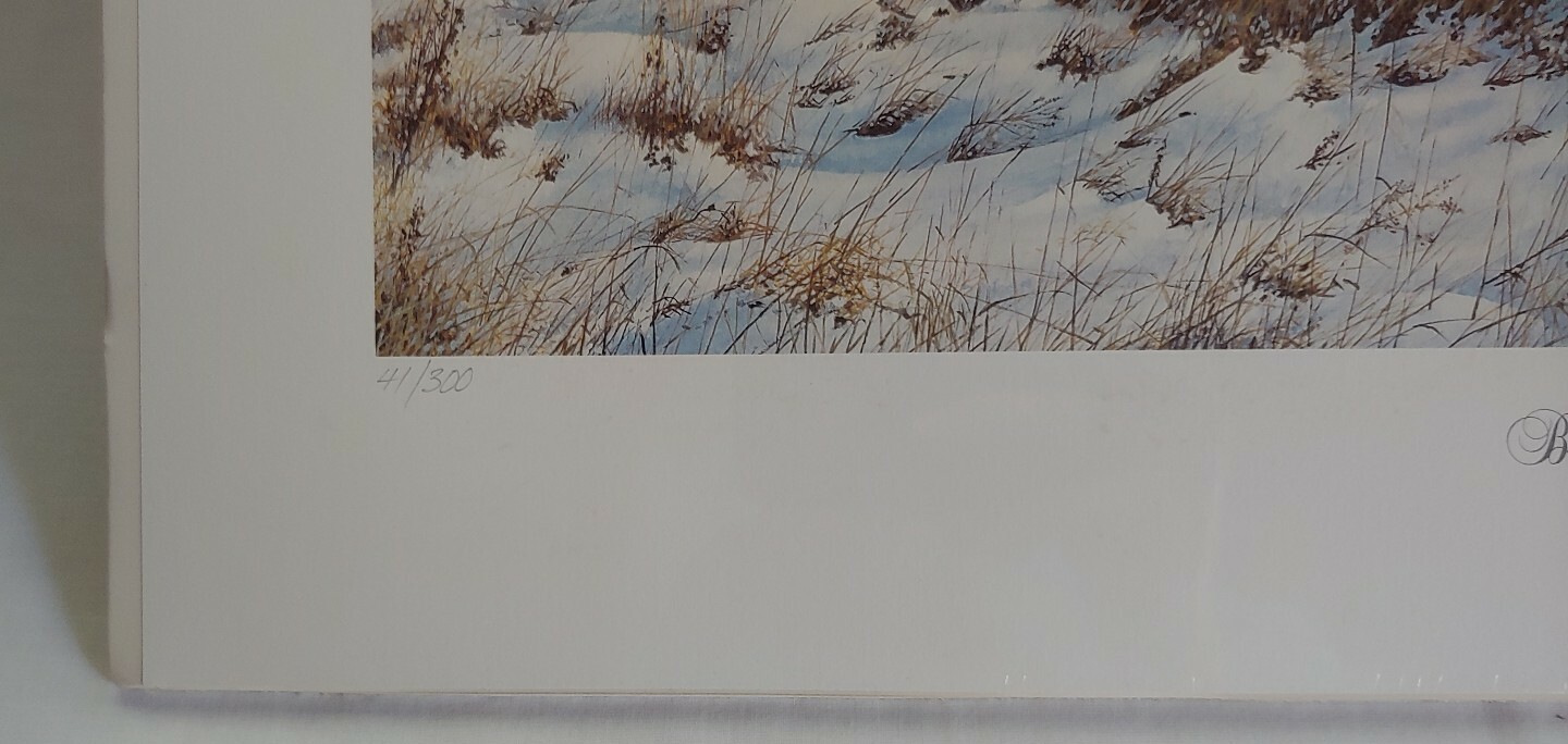 1985 REMARK Buzz Balzer SIGNED "Back Home Again" Print 41/300 Pheasant ...