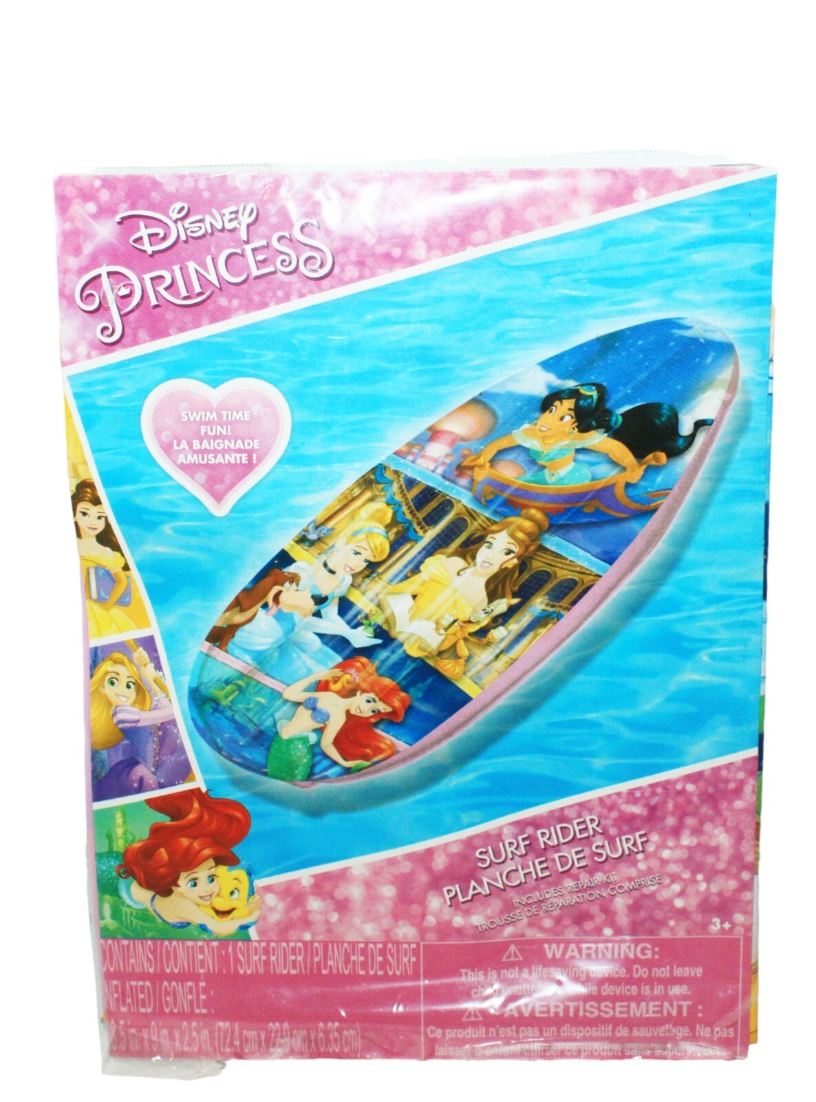 Disney Princess Surf Board Rider Swim Float - for Pool Water Beach ...