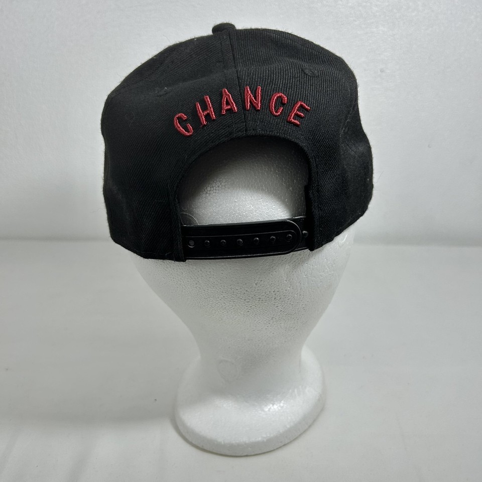 Chance The Rapper Hat Cap Snap Back Black White 3 Embroidered Wool Mens ...