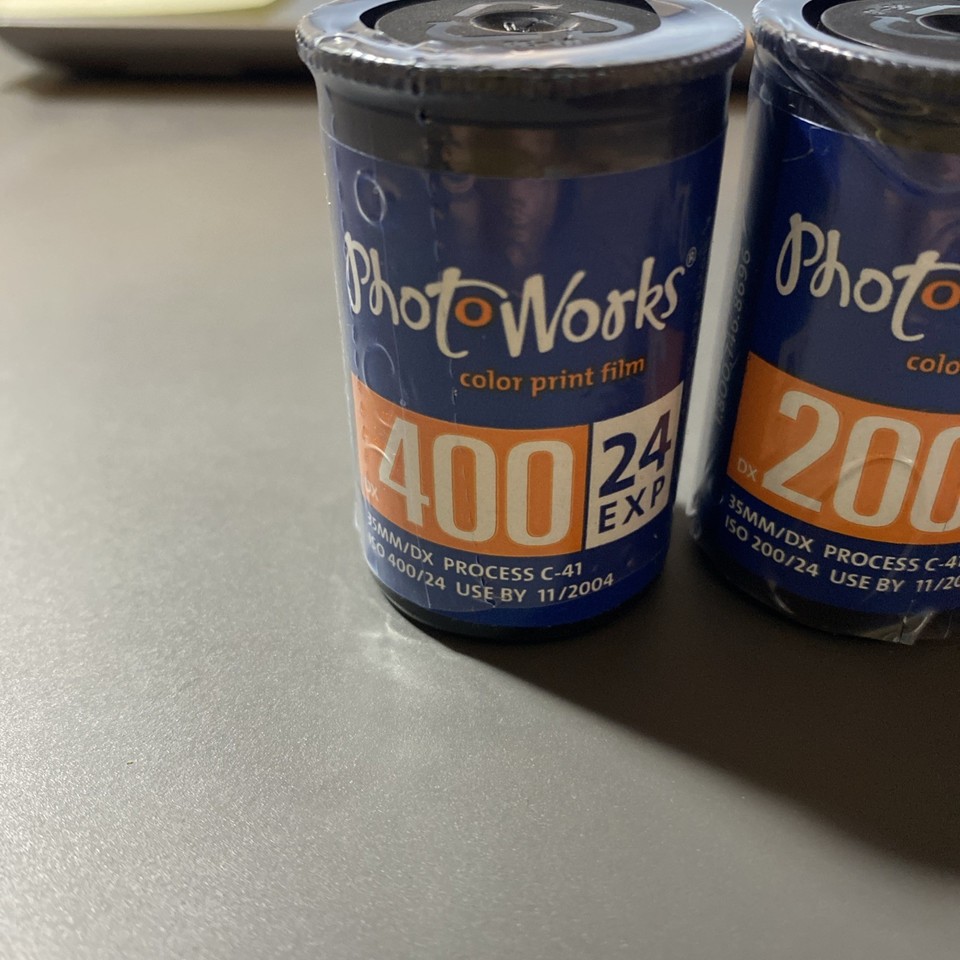 3 - VTG PhotoWorks 200 & 400 Color Print Film 35mm x24 Exp Process C-41 ...