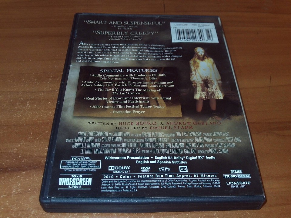 The Last Exorcism (DVD, Widescreen, 2011) 31398129349| eBay