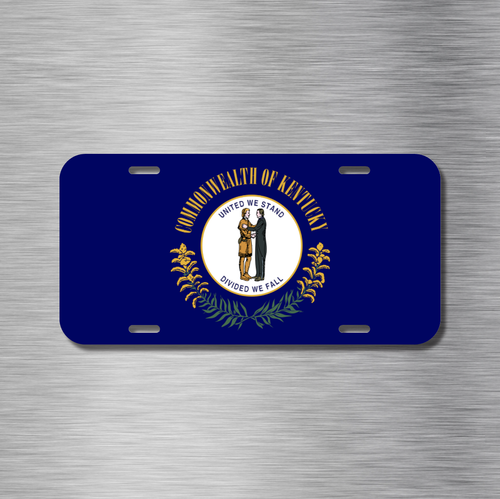 Kentucky State Flag License Plate Vehicle Auto Tag Frankfort FREE ...