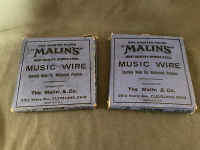Malin - Spring Steel Music Wire No. 16 Día. 037 No. 6 Dia. 016 Malin’s ...