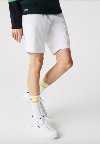 Bermuda Lacoste Homme Coton Blanc avec logo T.40US/50FR NEUF+ETIQUETTE ...