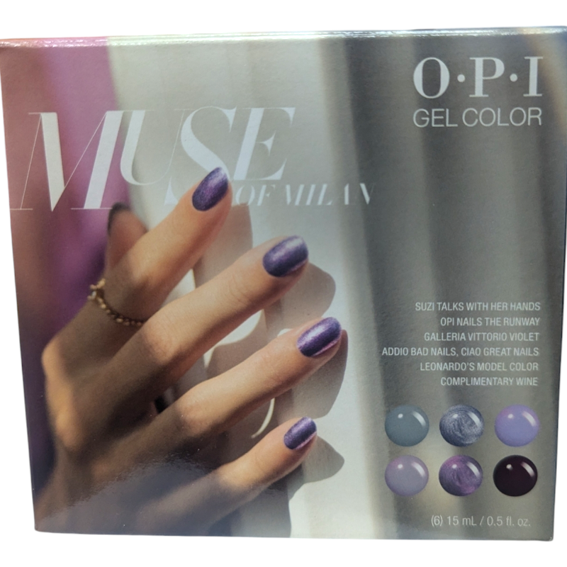 OPI - GEL COLOR - Muse of Milan 2020 Set B, 6pc Collection + Extras | eBay