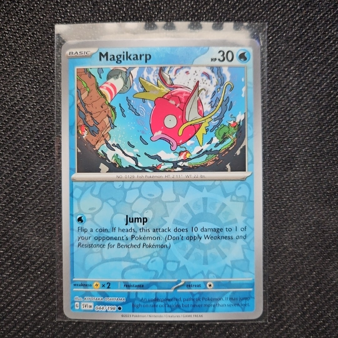 Pokémon TCG Magikarp Scarlet & Violet Base Set 044/198 Reverse Holo ...