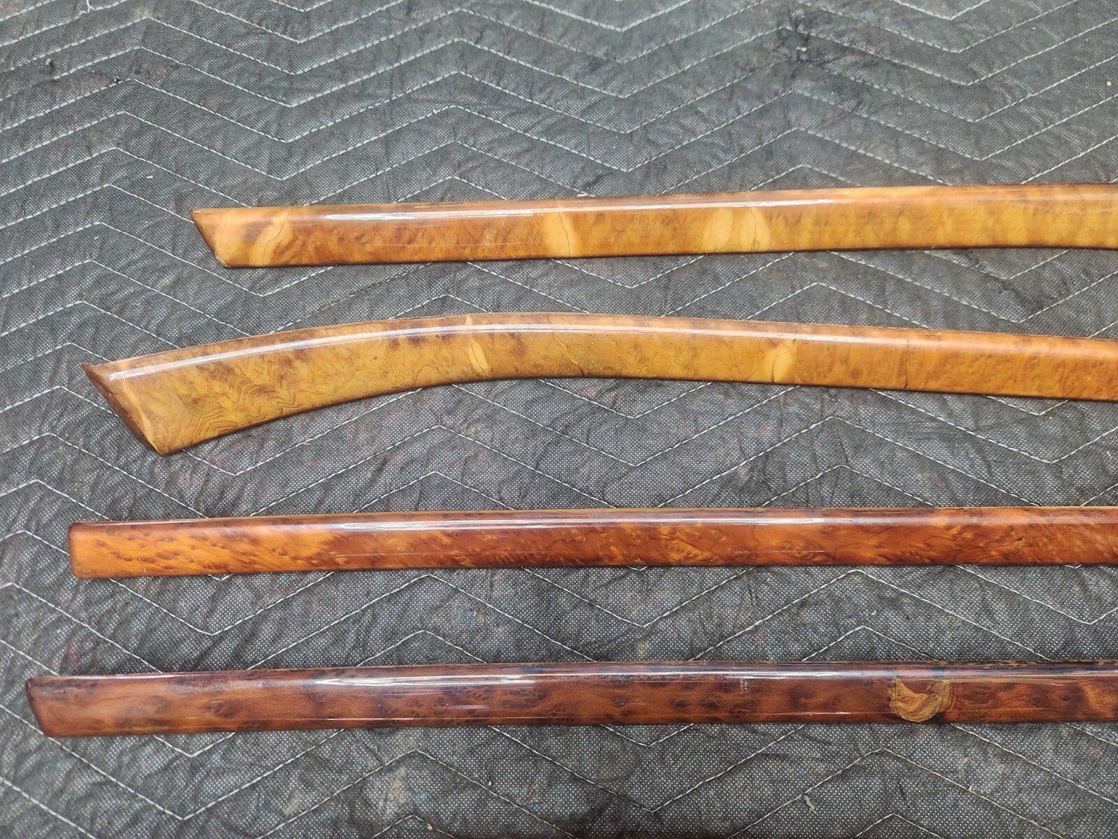 BMW E39 540I M5 525I 528I 530I Interior Door Wood Trim Set OEM 7 Parts ...