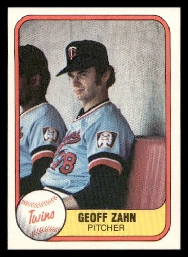 1981 Fleer #564 Geoff Zahn Minnesota Twins Baseball card | eBay