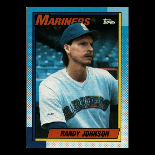 1990 Topps Randy Johnson HOF 2nd Year #431 Seattle Mariners Near Mint ...