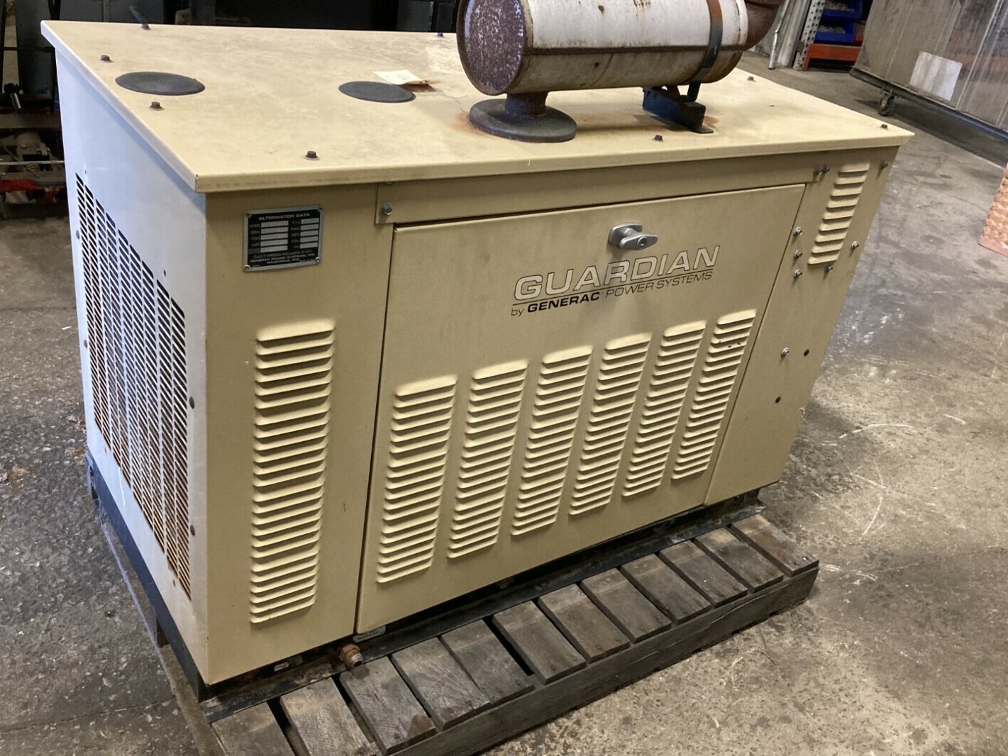 Generac Guardian 15kw Liquid Cooled Standby Generator 120/240v, 00909-2 ...