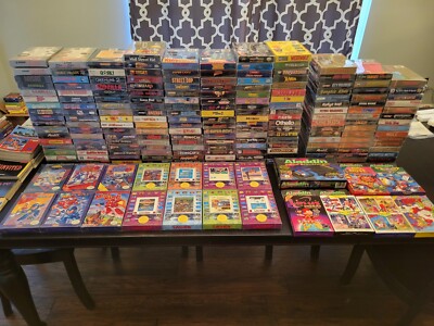 Nintendo NES 8-BIT 797 Games, 204 Game Boxes, 862 Manuals, 7 Complete ...