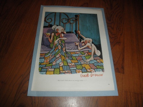 Vintage BUCK BROWN CARTOON- " HORNY GRANNY"-Original | eBay