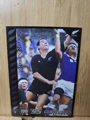 ROBIN BROOKE🏆1995 #5 ALL BLACKS New Zealand Rugby Union Card🏆 | eBay