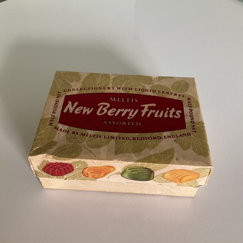 Vintage Meltis Bedford New Berry Fruits Waxed Cardboard Confectionary ...