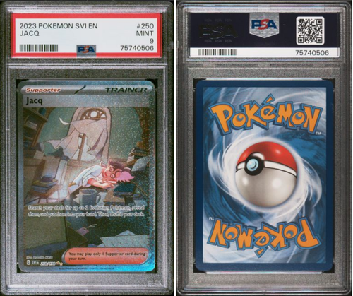 2023 Pokémon TCG Scarlet & Violet JACQ FULL Art 250/198 PSA 9 MINT | eBay