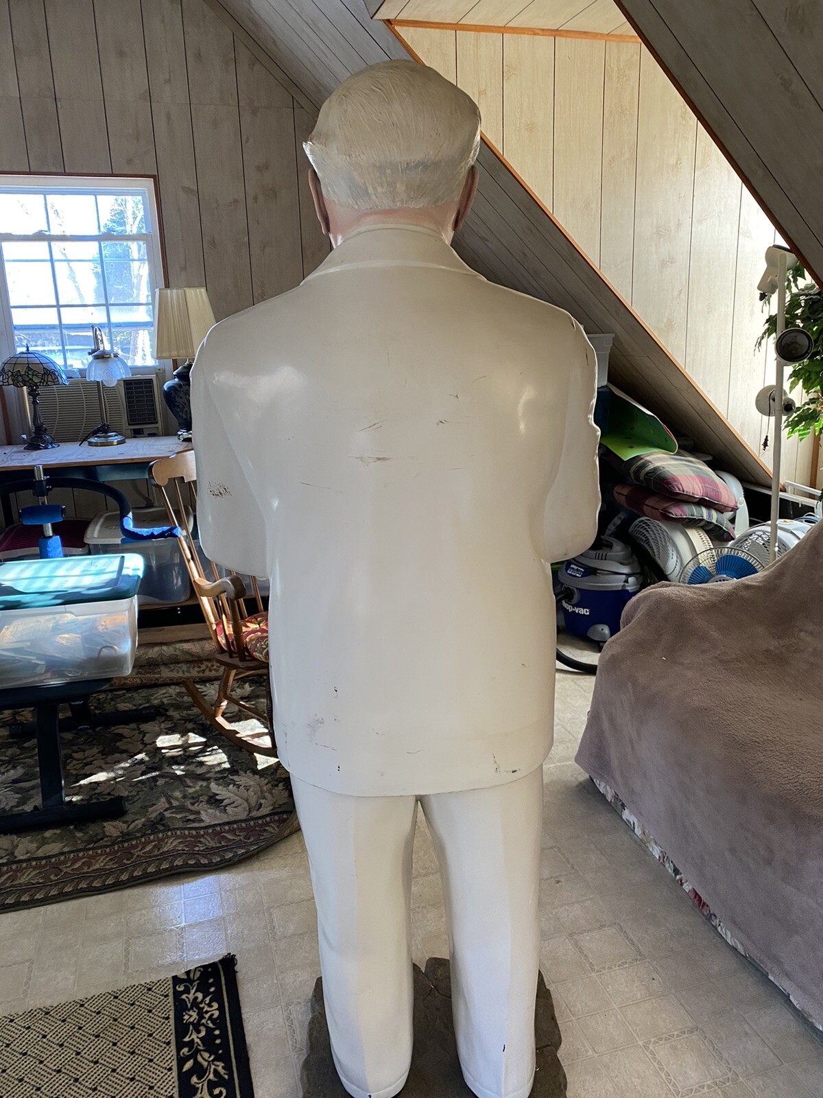 VTG KFC Kentucky Fried Chicken 6’ Colonel Sanders Advertising Statue ...