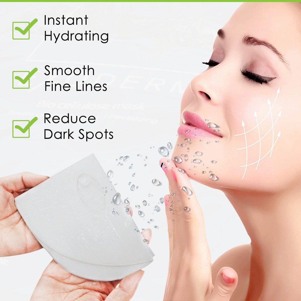 EXODERM Bio Cellulose Face Mask (5/10 Sheets) K-Beauty Anti-Aging ...